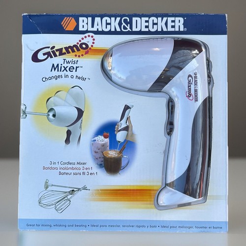 🔥Black & Decker Gizmo Twist Mixer GM200 Wall Mount Hand Held w/ 3 ...
