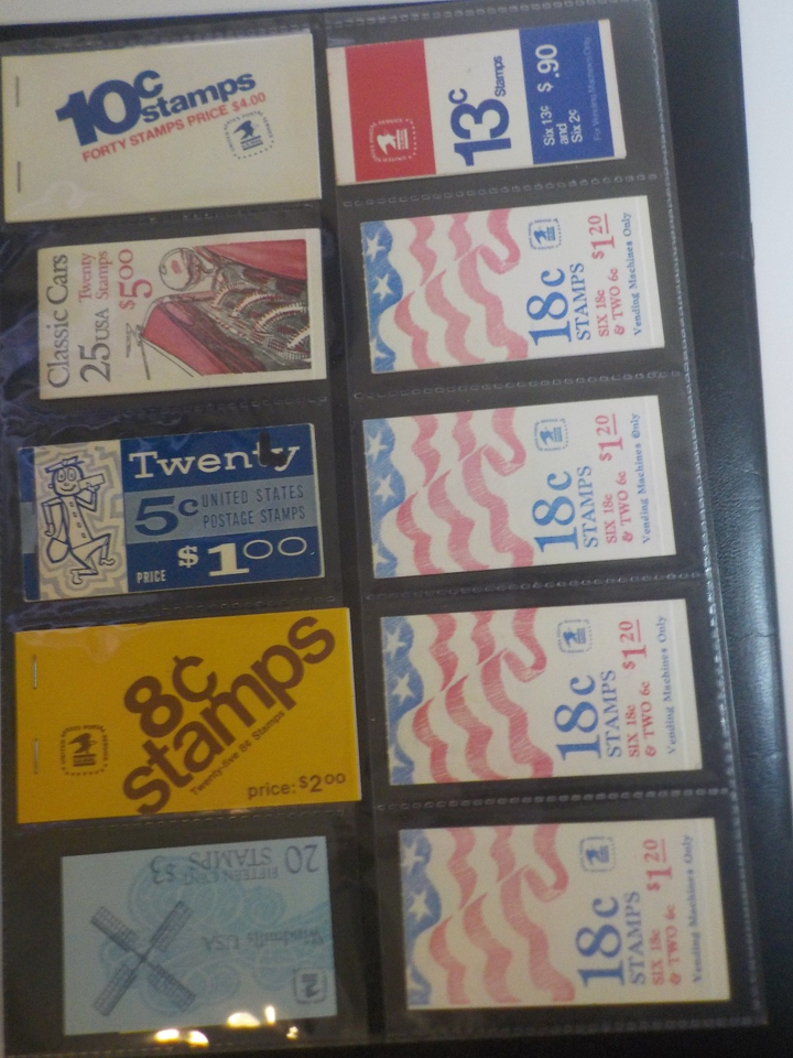 37 US STAMP BOOKLET COLLECTION STARTING BID $1.00 NO RESERVE MUST SEE ...