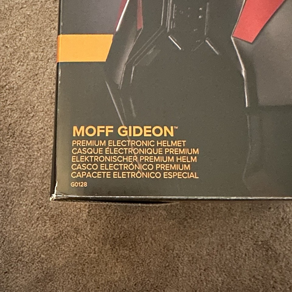 Star Wars The Black Series Moff Gideon Premium Electronic Helmet G0128 ...