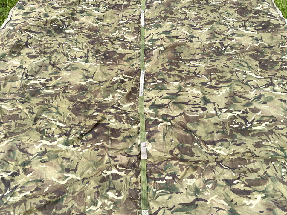 British Army Issue MTP Basha Ground Sheet GS Waterproof Shelter Cover ...