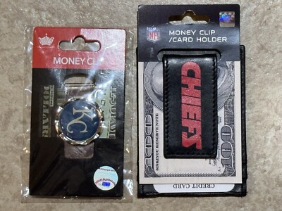 Kansas City Money Clips x2 Chiefs and Royals | eBay