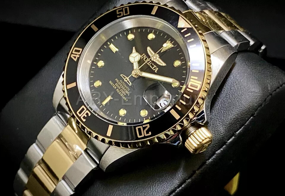 Invicta 8927OB Pro Diver Watch NEW 40MM Black Dial Automatic Two-Tone ...