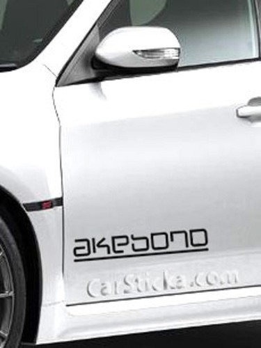2 of 8" Akebono car racing truck window bumper vinyl sticker decal die ...