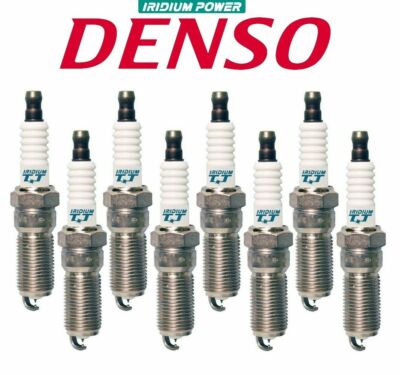 Set of 8 Spark Plugs 4718 Denso For Buick Chevy GMC Ford Mazda Pontiac ...