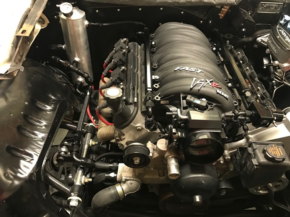 FAST 102 & 92 Steam Vent Kit Complete LS1 LS6 LS3 Coolant Crossover BLK ...