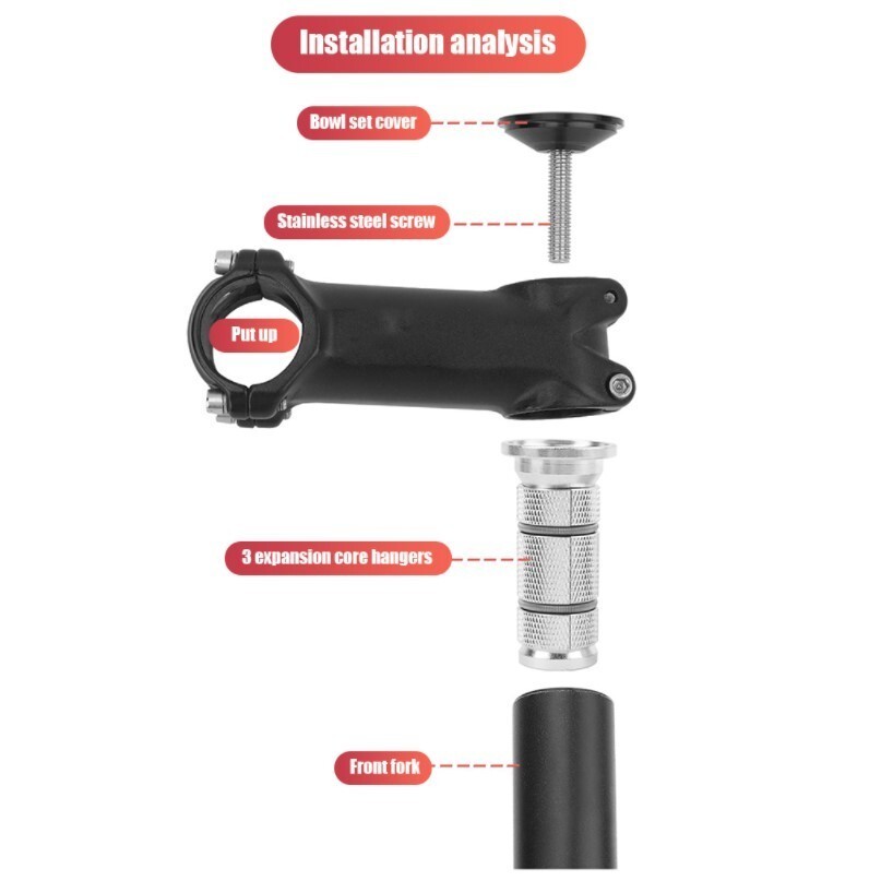 Bike Headset Expander Plug for 28 6mm Carbon Fiber Forks and Suspension ...