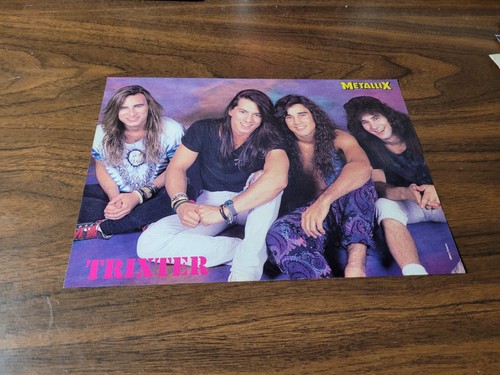 Trixter 1991 Metallix Magazine 8"x11" Mini-Poster Pin-Up | eBay.de