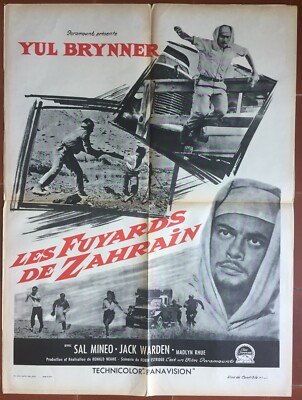 Poster The Runaways From Zahrain Escape From Zahrain Yul Brynner ...