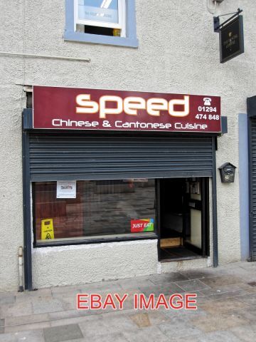 PHOTO SPEED - SALTCOATS CHINESE & CANTONESE TAKEAWAY. IN THE PROCESS OF ...