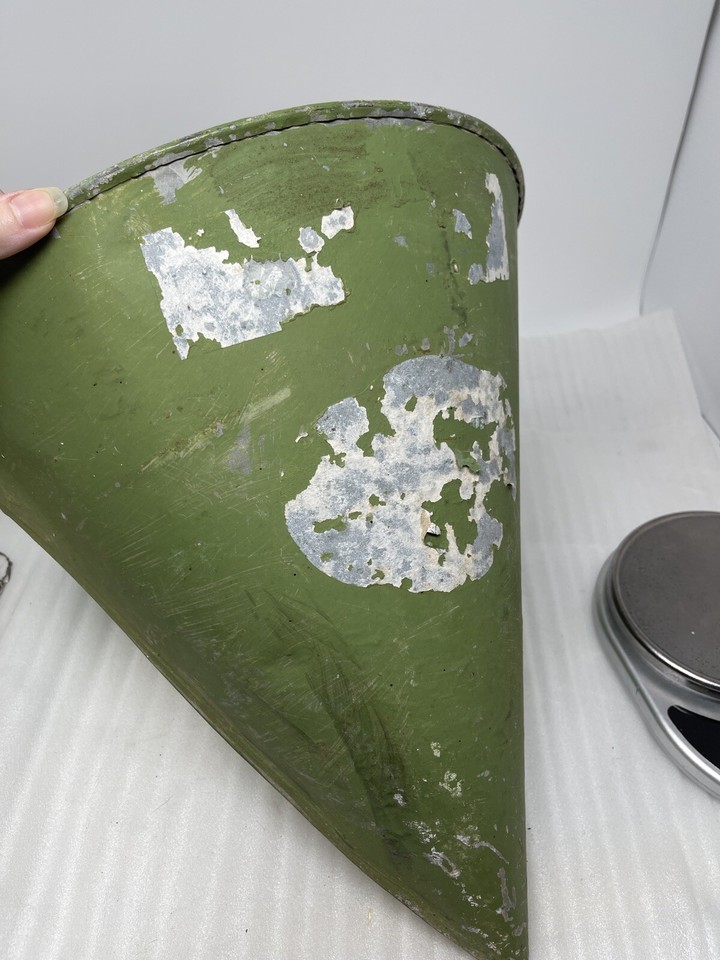 Antique Vintage Galvanized Cone Shaped Fire Brigade Bucket | eBay