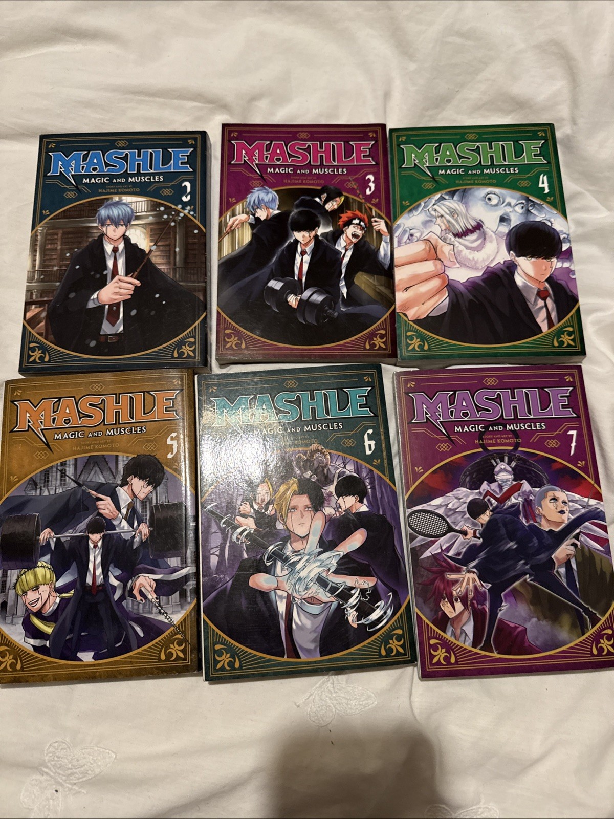 Manga Bundle Mashle Magic and Muscles Volumes 2-7/ Graphic Novel/ New ...