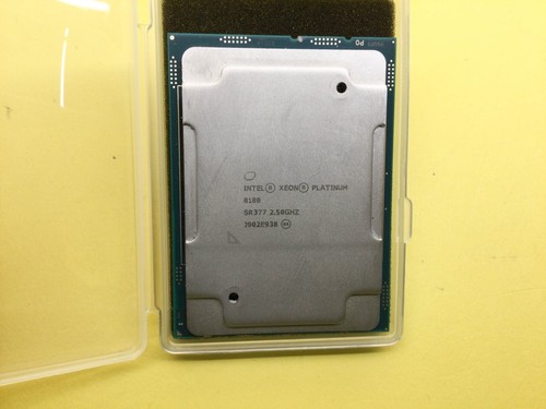 SR377 INTEL XEON PROCESSOR PLATINUM 8180 2.5GHZ 28-CORE 38.5M 205W CPU ...