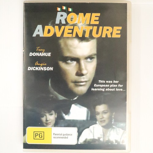 Rome Adventure (DVD, 1962) Troy Donahue, Suzanne Pleshette - Drama ...