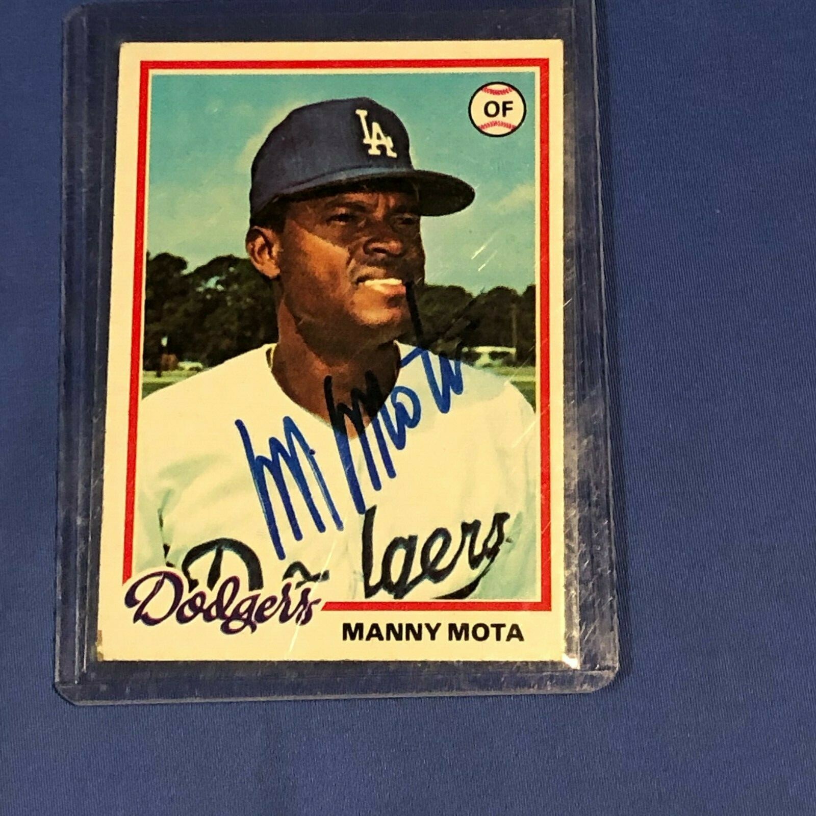 Manny Mota Hand Signed Baseball Card 1978 Topps | eBay