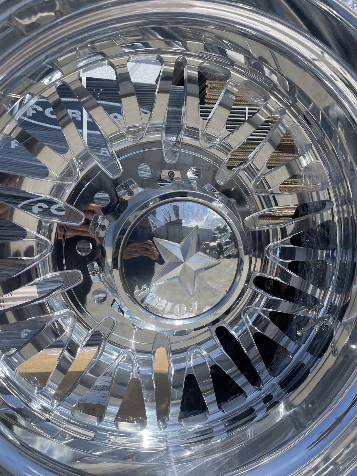 26” AMERICAN FORCE PLAQUE DUALLY WHEEL RAM3500 F250 CHEVY2500 GMC ...