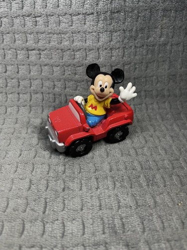 2000 Mattel Disney Mickey Mouse In Red Push Car 2.5” | eBay