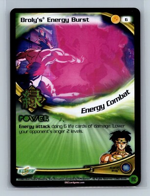 Dragon Ball Z - Broly's Energy Burst 6 - FOIL PROMO - Score Broly ...
