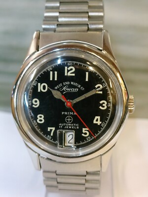 WEST END WATCH CO. SOWAR PRIMA 17J AUTOMATIC k.4149 SWISS MEN'S FULL WORKING | eBay