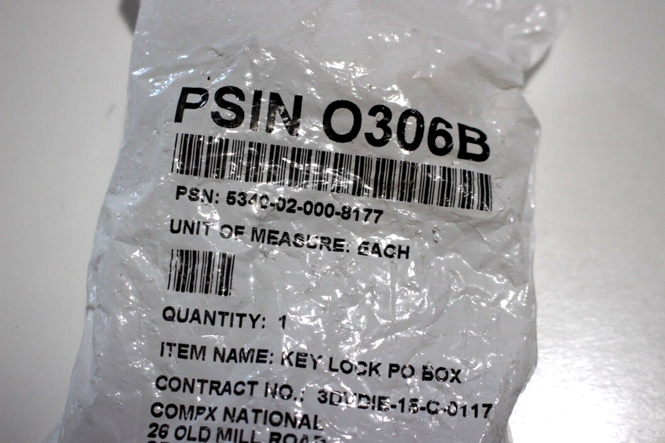 KEY LOCK FOR MAILBOX O306B 2 KEYS | eBay