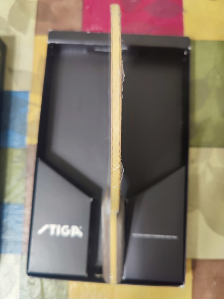 Stiga Table Tennis Blade - Intensity Carbon Straight Handle - Used one ...