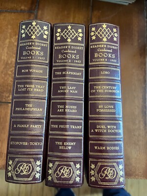 READER'S DIGEST CONDENSED BOOKS FIRST EDITION 1957 VOLUMES 1, 2, 4, | eBay