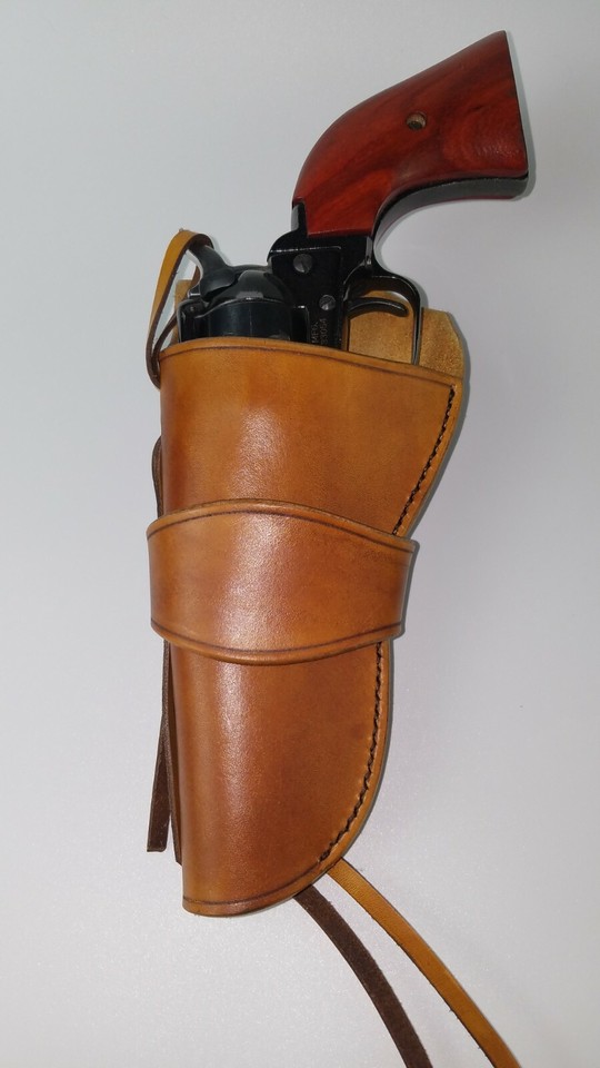 Custom Leather Holster Rough Rider 22 / Ruger single six revolver ...