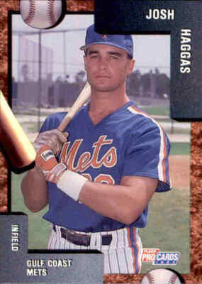 1992 Gulf Coast Mets Fleer/ProCards 3490 Josh Haggas Whitesboro New ...