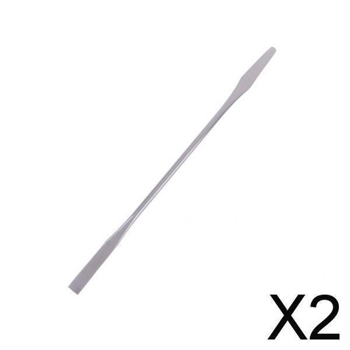 2x High Quality Stainless Steel Depotting Spatula Makeup Spatula for ...