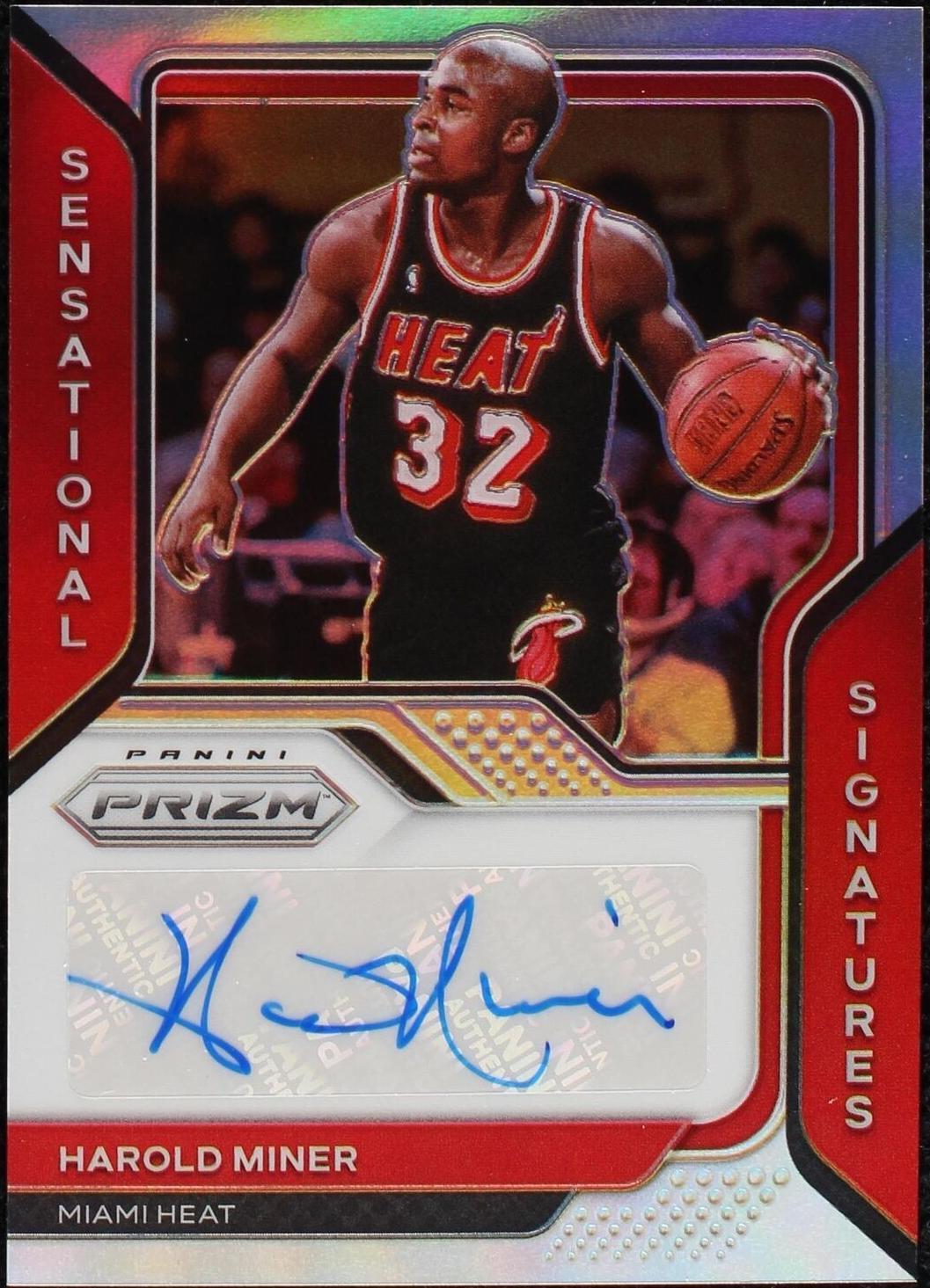 2020-21 Panini Prizm - Sensational Signatures Harold Miner #SS-HMI ...