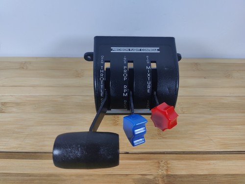 Precision Flight Controls Single Engine/Prop/Mixture Throttle | eBay