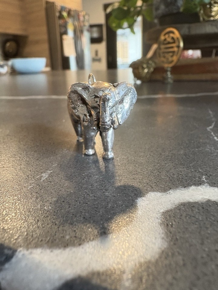 Sterling Silver Elephant Charm 925 Vintage Good Luck Animal | eBay
