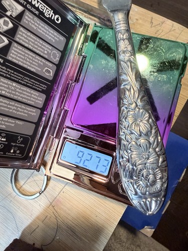 186 Grams Sterling Silver Tarred The Cutting Part Off Scrap Lot No ...