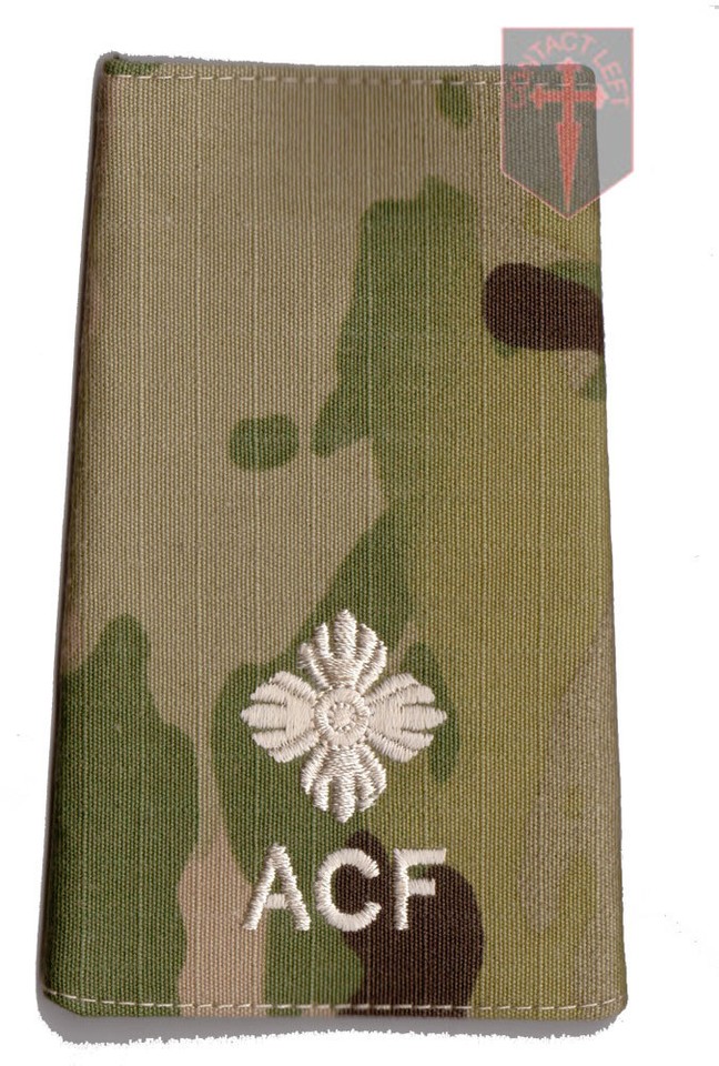 New All Ranks Multicam MTP ACF RANK SLIDE ( Cadets Army Cadet Force | eBay