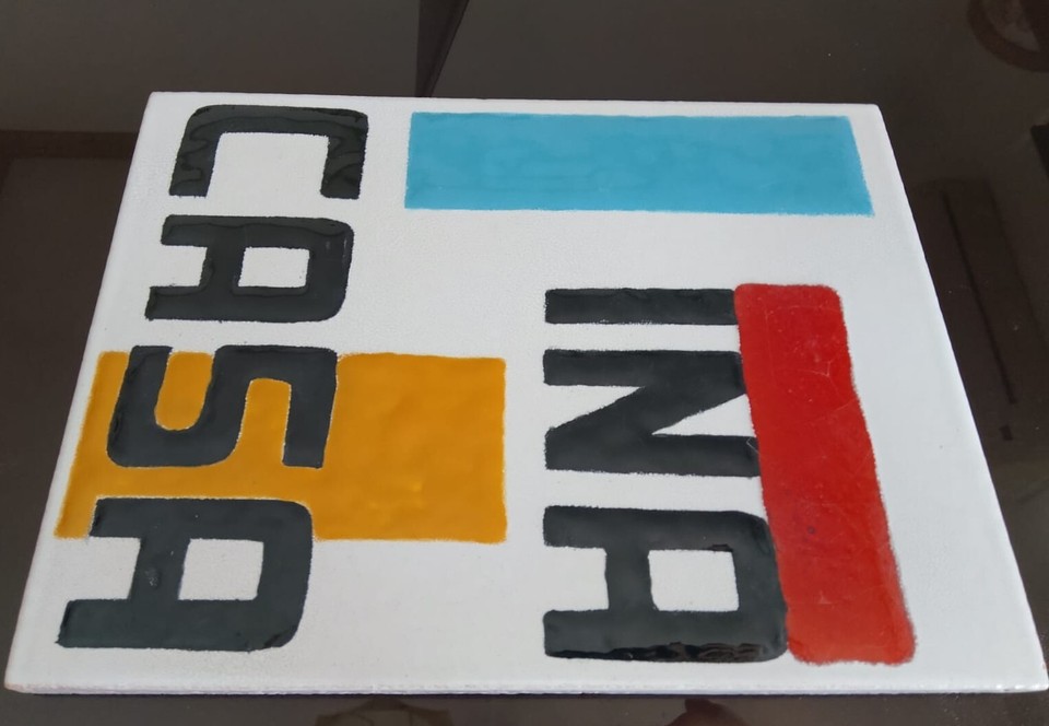 CERAMICA ARTISTICA POLICROMA VINTAGE ANNI 50 PIANO INA CASA DA ...