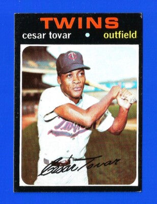 1971 Topps BASEBALL SET BREAK #165 CESAR TOVAR MINNESOTA TWINS (JP1) | eBay