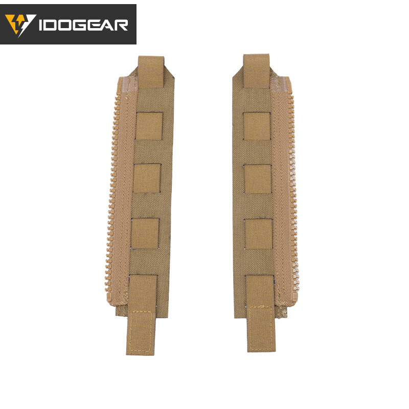 IDOGEAR Tactical Zipper MOLLE Adapter 10# For Rear Back Pack Plate ...