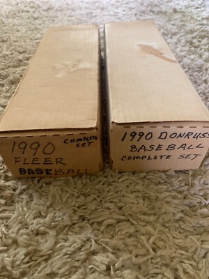 1990 Fleer complete set and 1990 Donruss complete set baseball cards | eBay