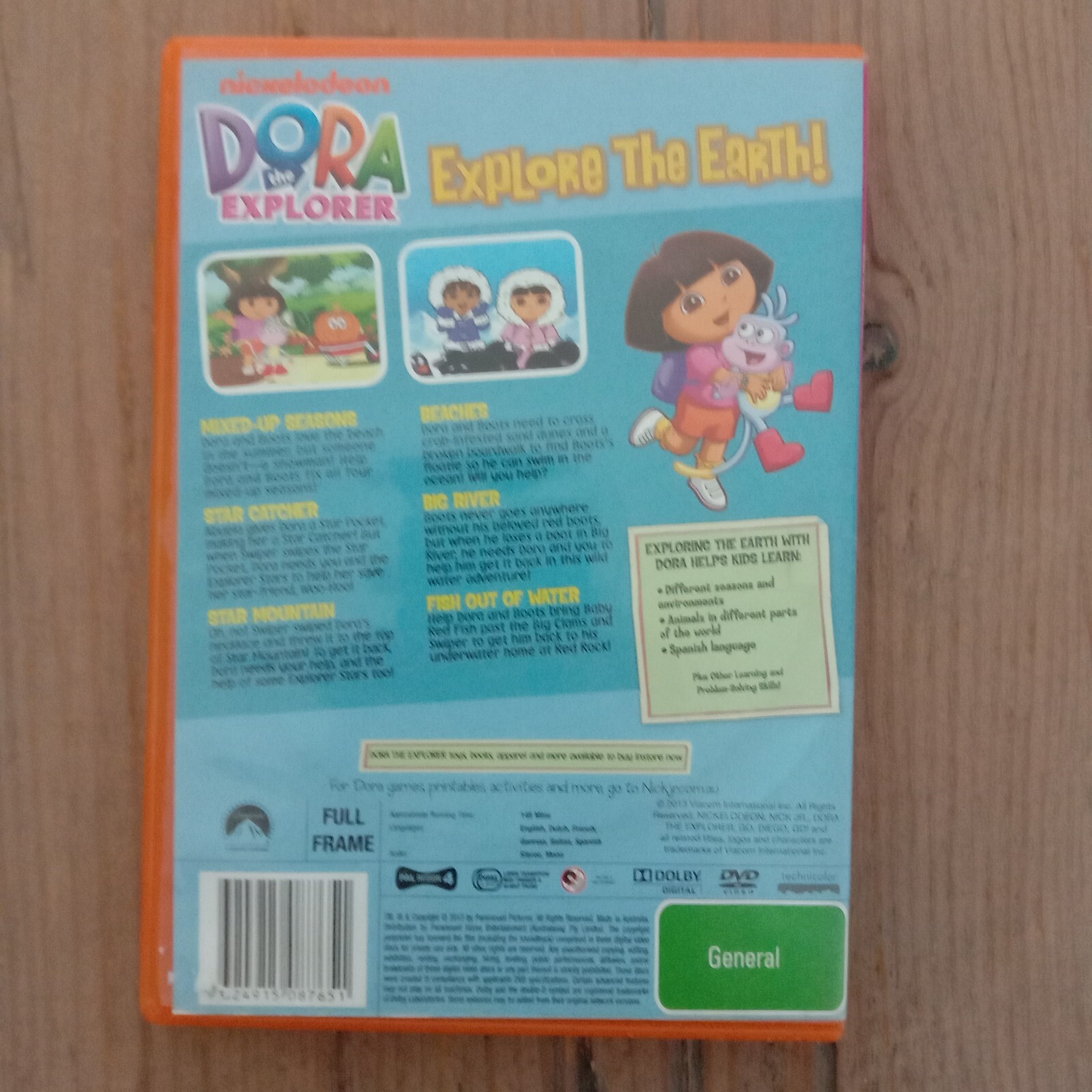 Dora+The+Explorer+-++Explore+The+Earth%21+%28DVD%2C+2010%29 for sale ...