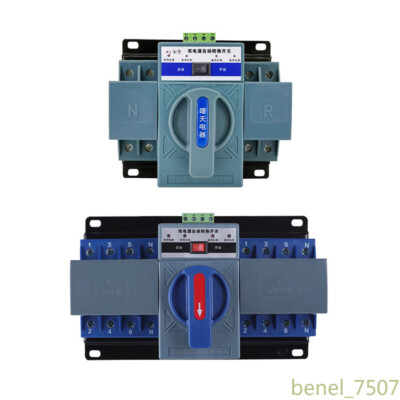 Dual Power Automatic Transfer Switch Electrical Selector Switches 50 ...