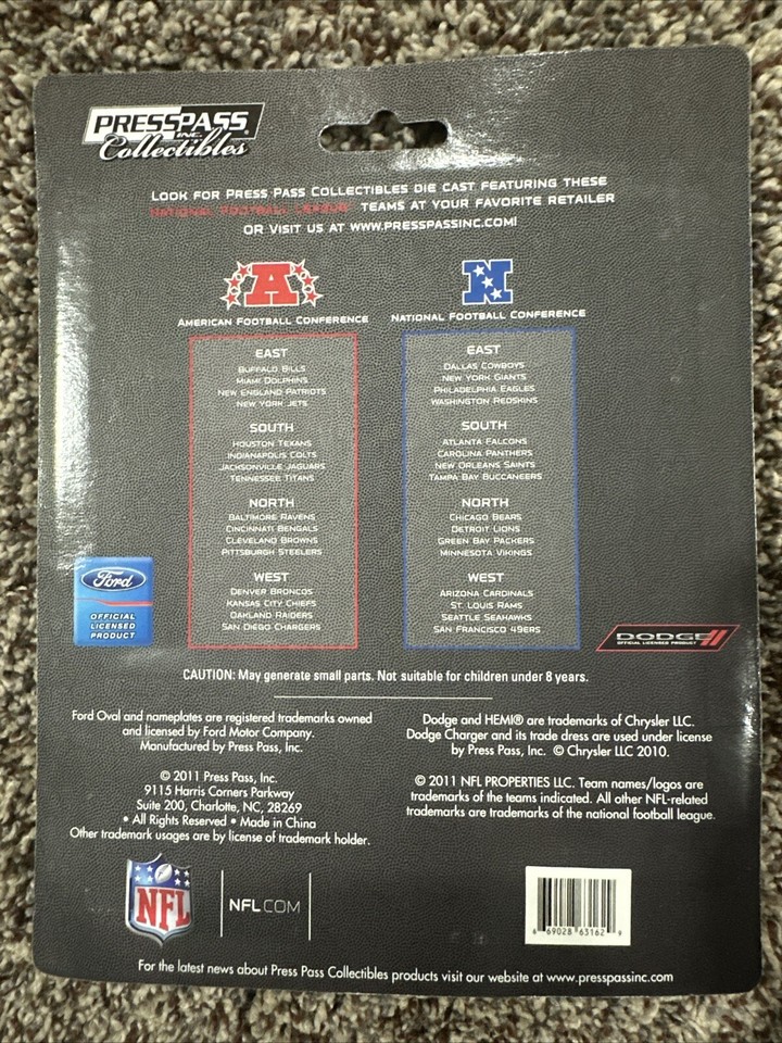 NFL Dallas Cowboys Die Cast Ford Mustang 2-pack Car Set, NEW (2012 ...