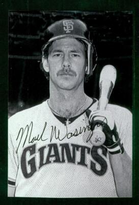 #1152, 4" x 6" Photo Card, Signed-Autographed, Mark Wasinger, S. F ...