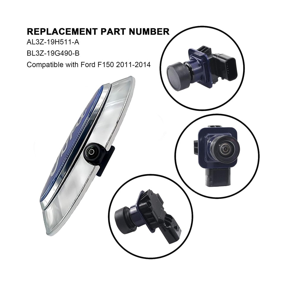 Ford Tailgate Emblem Backup Camera Rear View Backup Reverse Camera ...