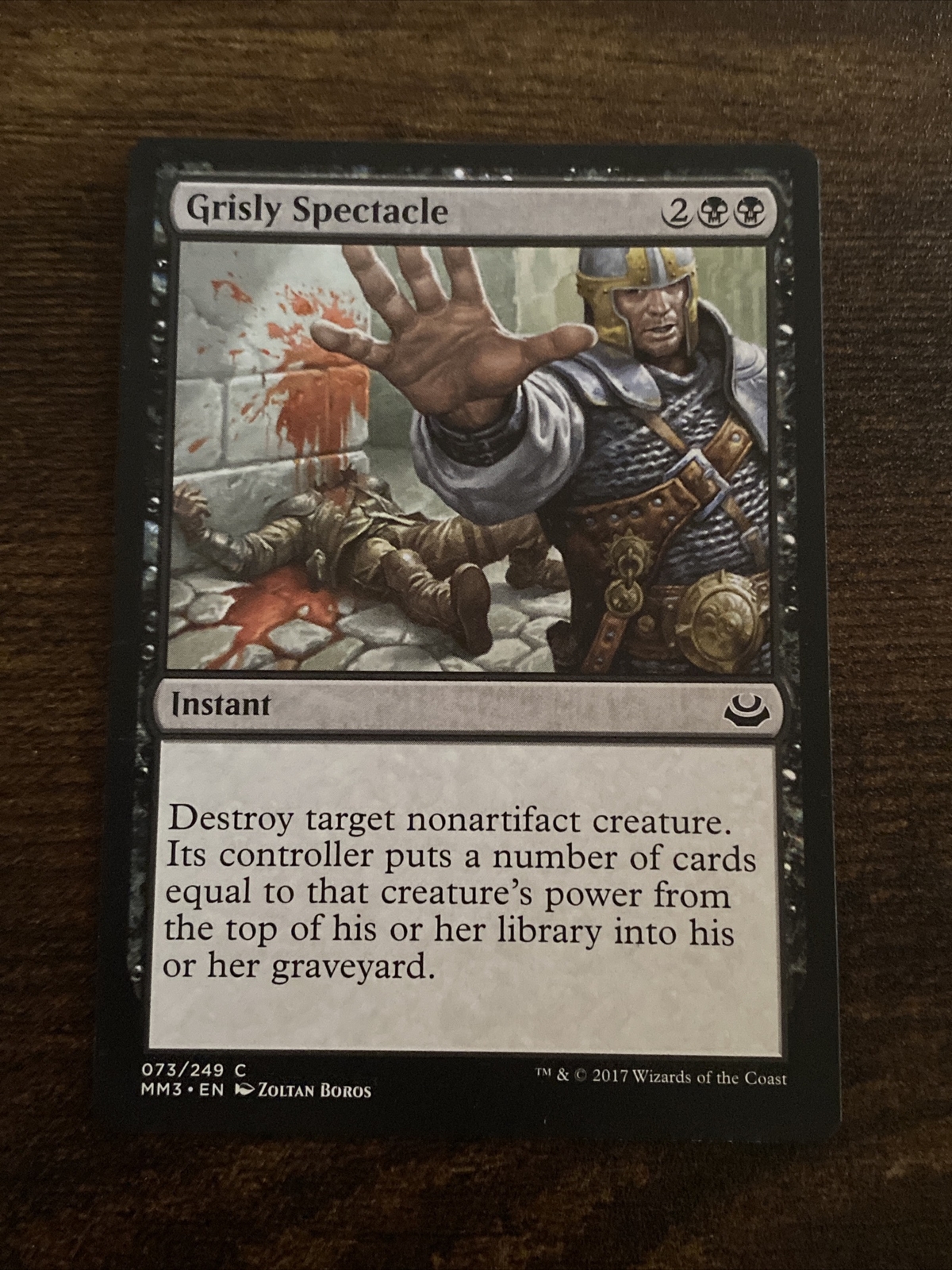 Grisly Spectacle 073/249 Modern Masters 2017 MTG Magic The Gathering ...