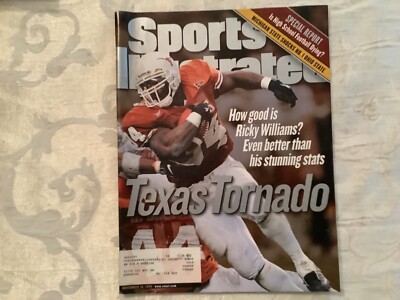 Sports Illustrated Magazine November 16, 1998 Texas Tornado Ricky ...