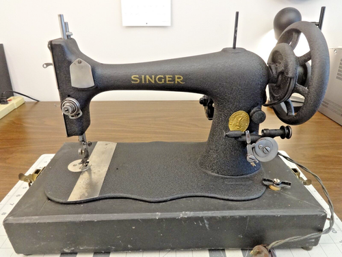 1890 SINGER VS2 27-1 Fiddle back Sewing Machine w/Case - Motorized | eBay