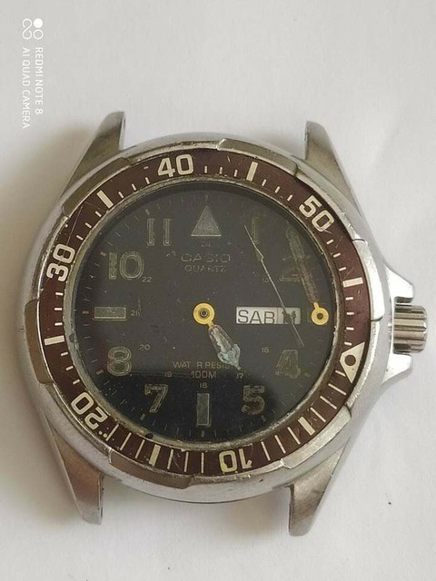 Casio Md-502 Pepsi Bezel Vintage RARE Divers Watch for sale online | eBay