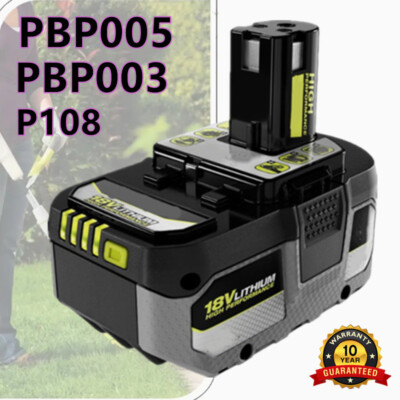 For Ryobi PBP003 PBP005 2Ah 4Ah 8Ah 18V One Lithium-ion High ...