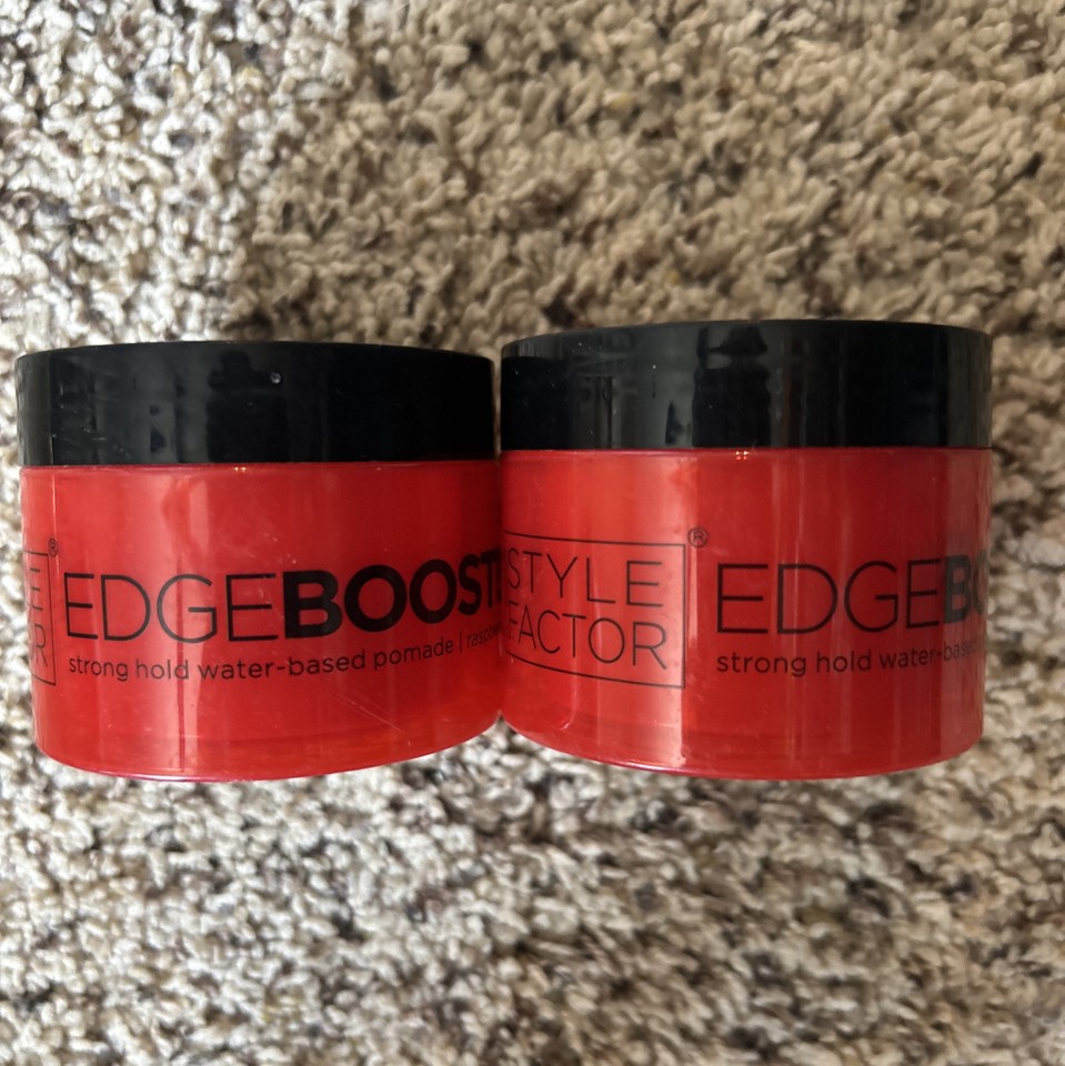 STYLE FACTOR EDGEBOOSTER STRONG HOLD WATER-BASED POMADE • RASPBERRY• 3. ...