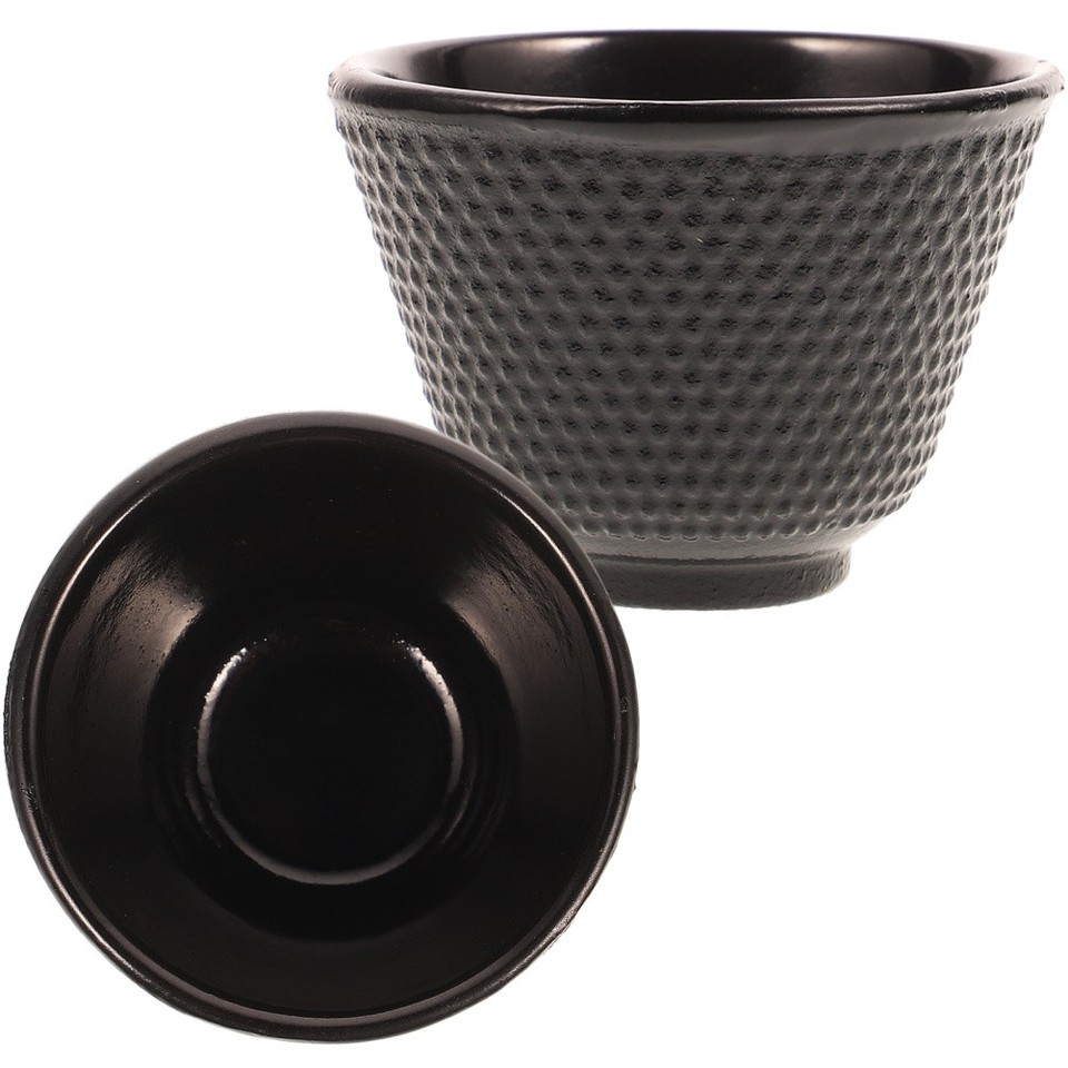 2pcs Cast Iron Tea Cups Retro Style Tea Cups Household Kung Fu Teaware ...