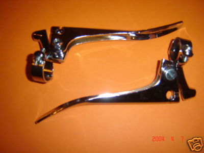 CLASSIC TRIUMPH PAIR OF 1" BAR LEVERS NEW UNIT PRE UNIT 3T 5T 6T RIGID ...